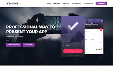 PLUME HTML5 Multipurpose Template